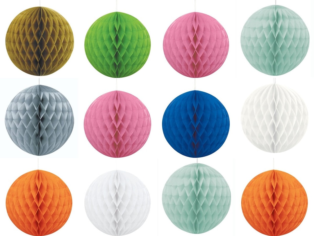 Honeycomb Hanging Decoration Ball, Party Decorations, Birthday ...