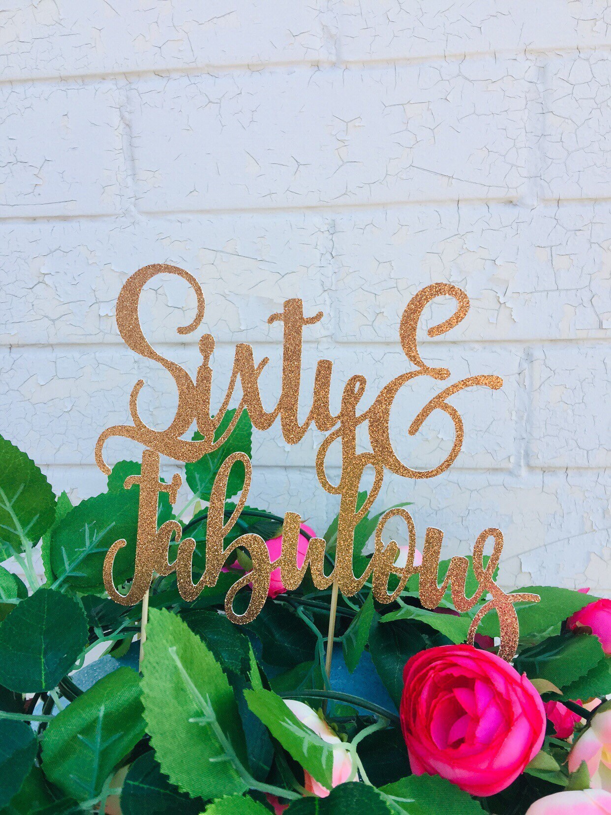 60th-birthday-cake-topper-sixty-and-fabulous-cake-topper-etsy