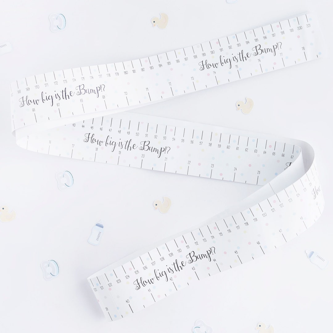 Measure the Bump Game | Baby Shower Party - Etsy