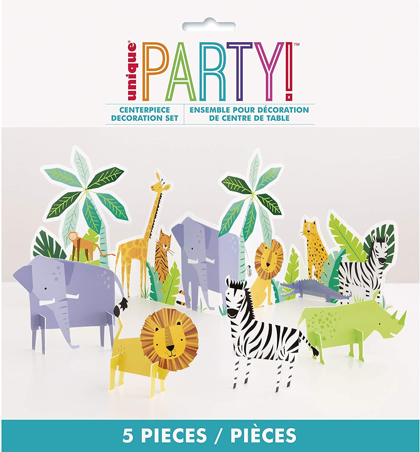 Safari Animals Centerpiece Decorating Kit Safari Party - Etsy