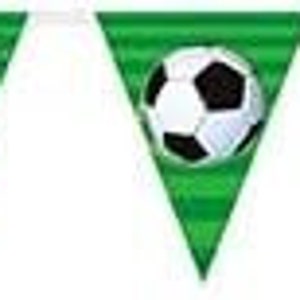 Championship Soccer Pennant Banners, Football Birthday Party, Football ...
