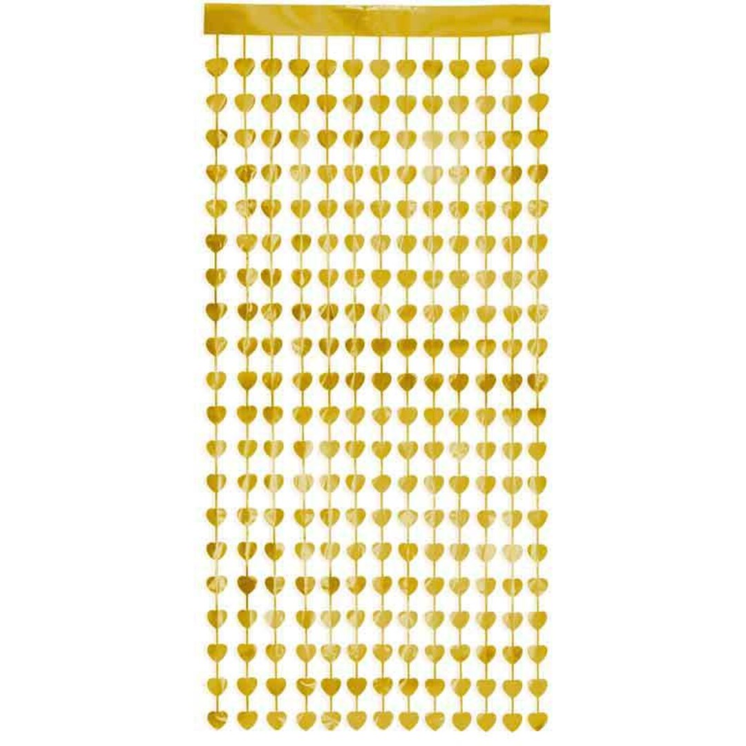 Gold Heart Backdrop, Wedding Photo Booth Decor (90cm W X 2.5m H) - Etsy