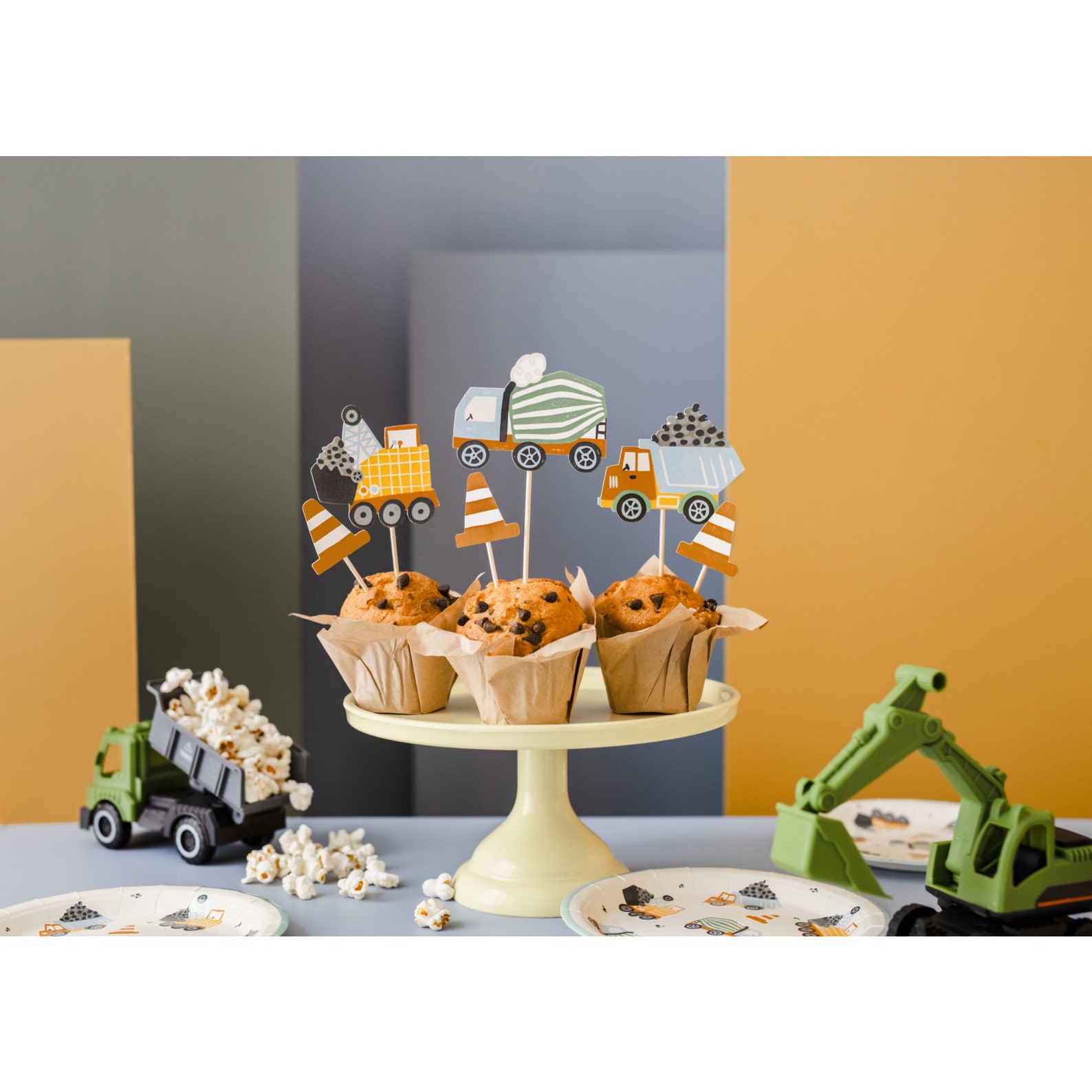 Construction Themed Birthday Party Decorations, Construction Banner ...