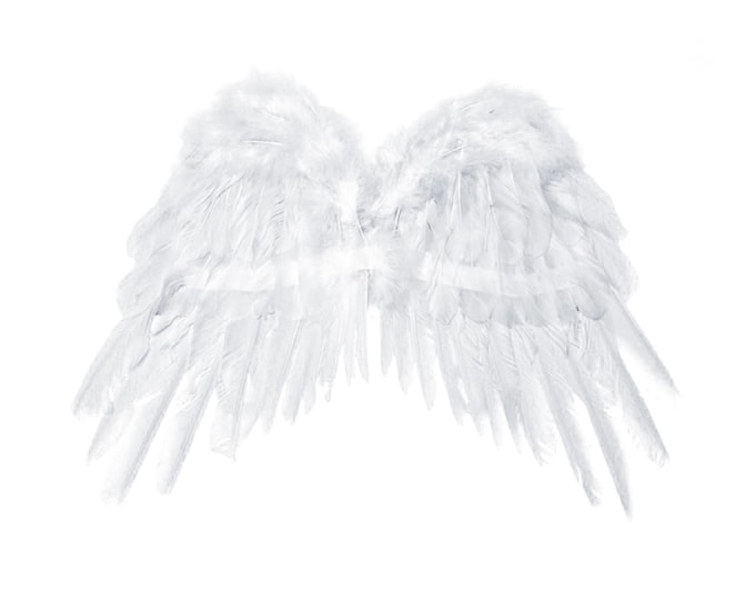 White Angel Wings, Party Angel Wings, Heavenly Party Accessories, Angel ...