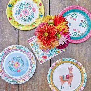 20 Boho Floral Napkins Flower Paper Party Napkins Boho - Etsy