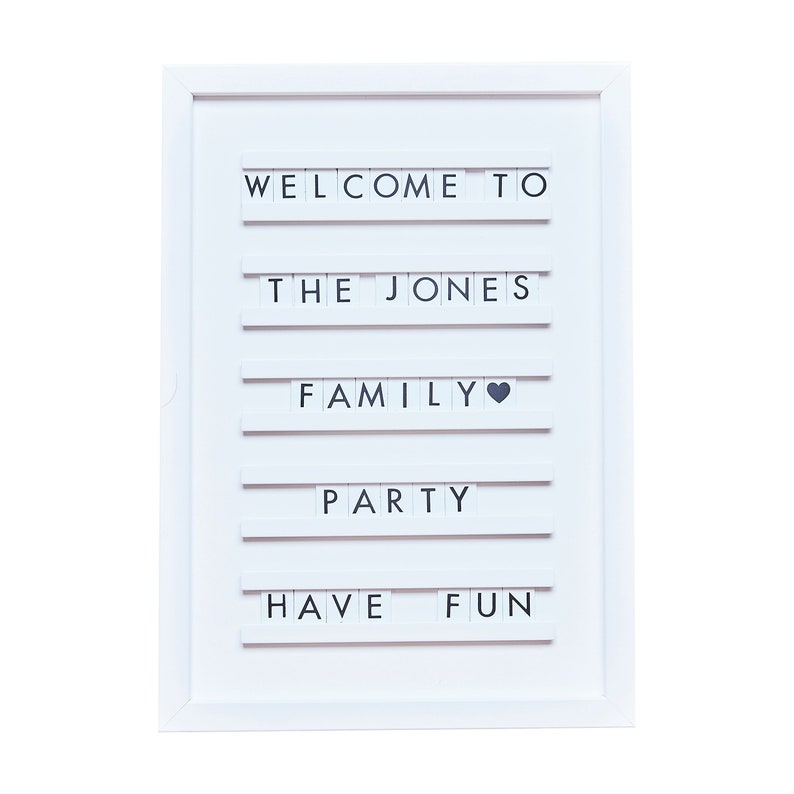 White Letter Display Board Peg Letter Board Sign Wedding - Etsy
