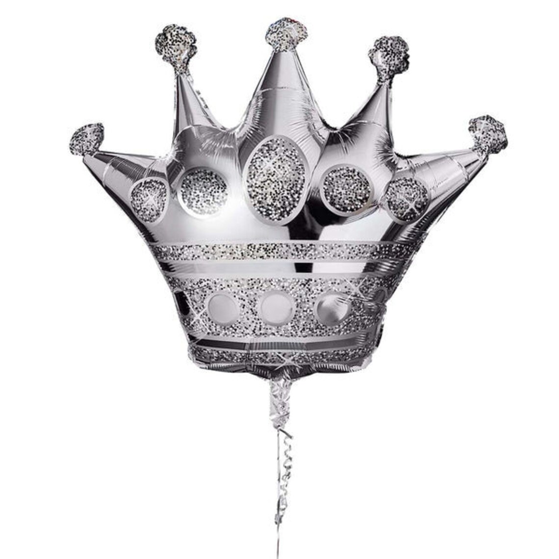 Silver Crown Foil Balloon Crown Balloon Queens Platinum - Etsy