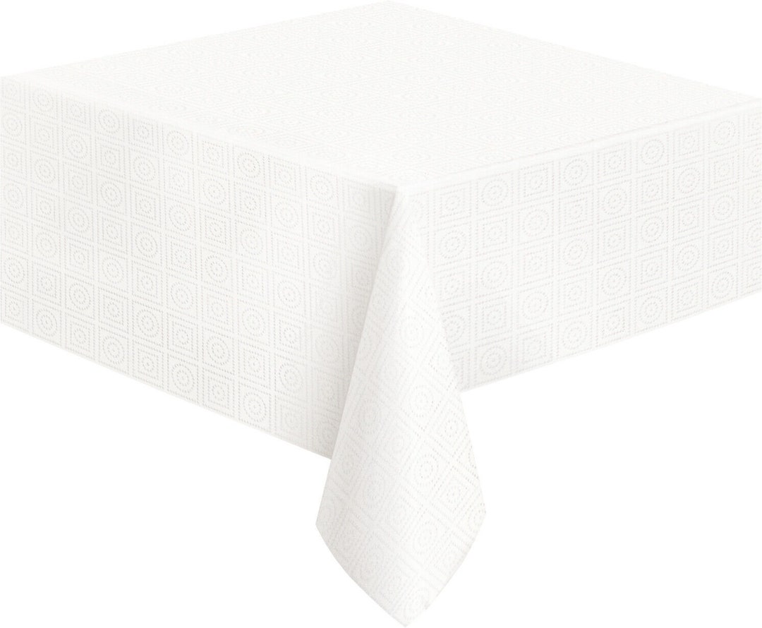 White Paper Table Covers 1.37m X 2.74m.(54 X 108") Paper Tablecloth ...
