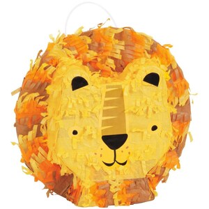 Mini Lion Pinata, Jungle Animal Safari Party, Animal Party Decorations ...