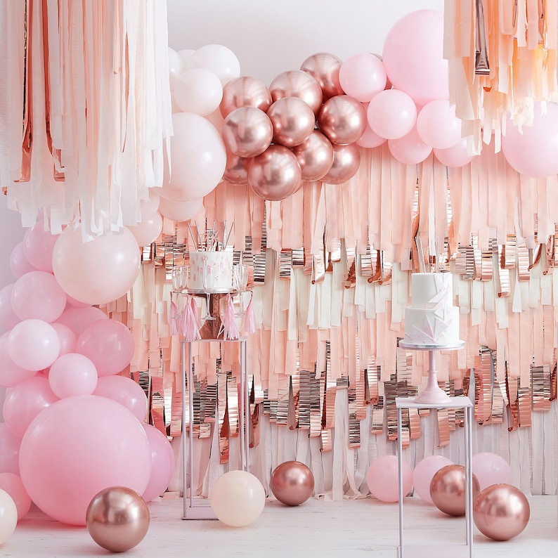 21st Rose Gold Birthday Confetti 21st Birthday Table - Etsy