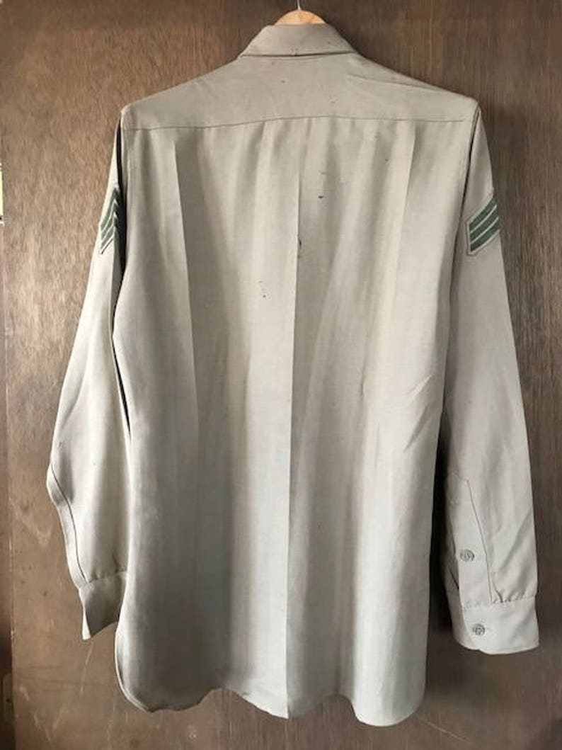 Original WWII U.S. Army Khaki Uniform Shirt - Etsy