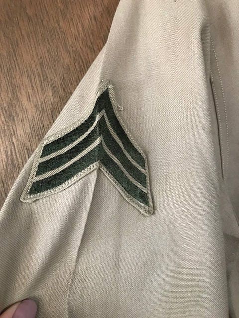 Original WWII U.S. Army Khaki Uniform Shirt - Etsy