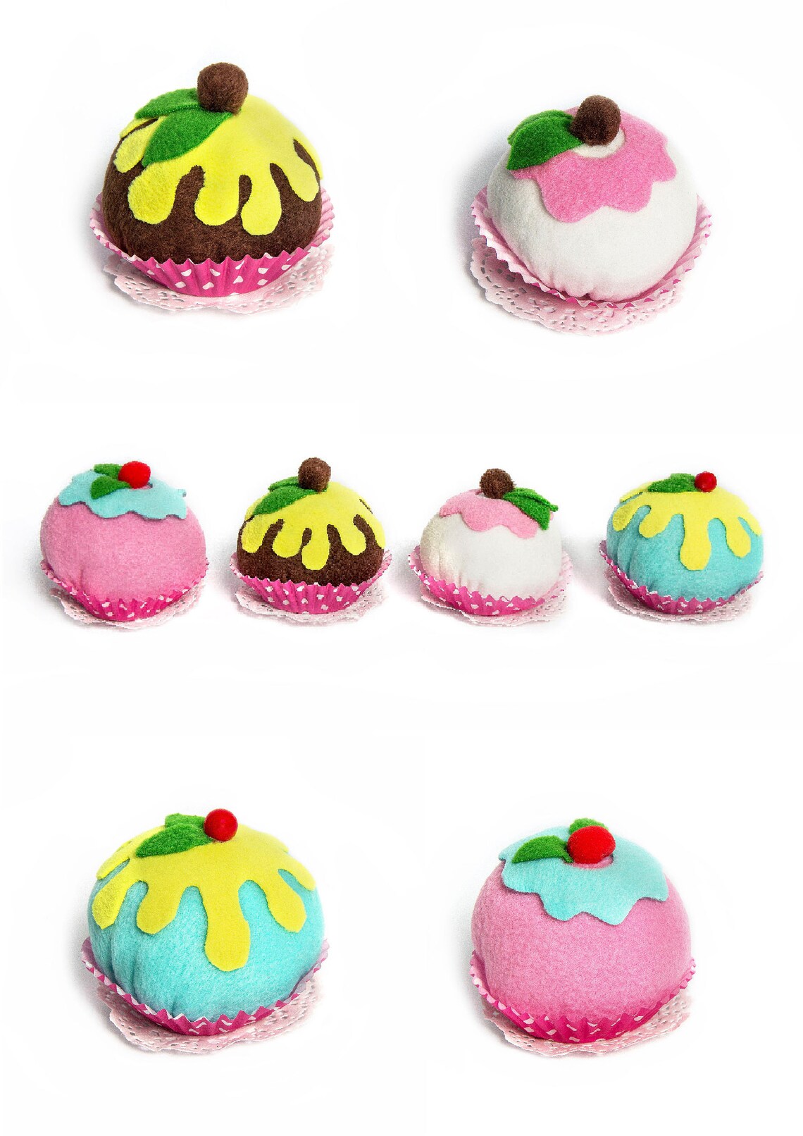 Cupcakes Cupcake Toys Cupcake Set Сupcake Sewing Сupcake Toppers ...