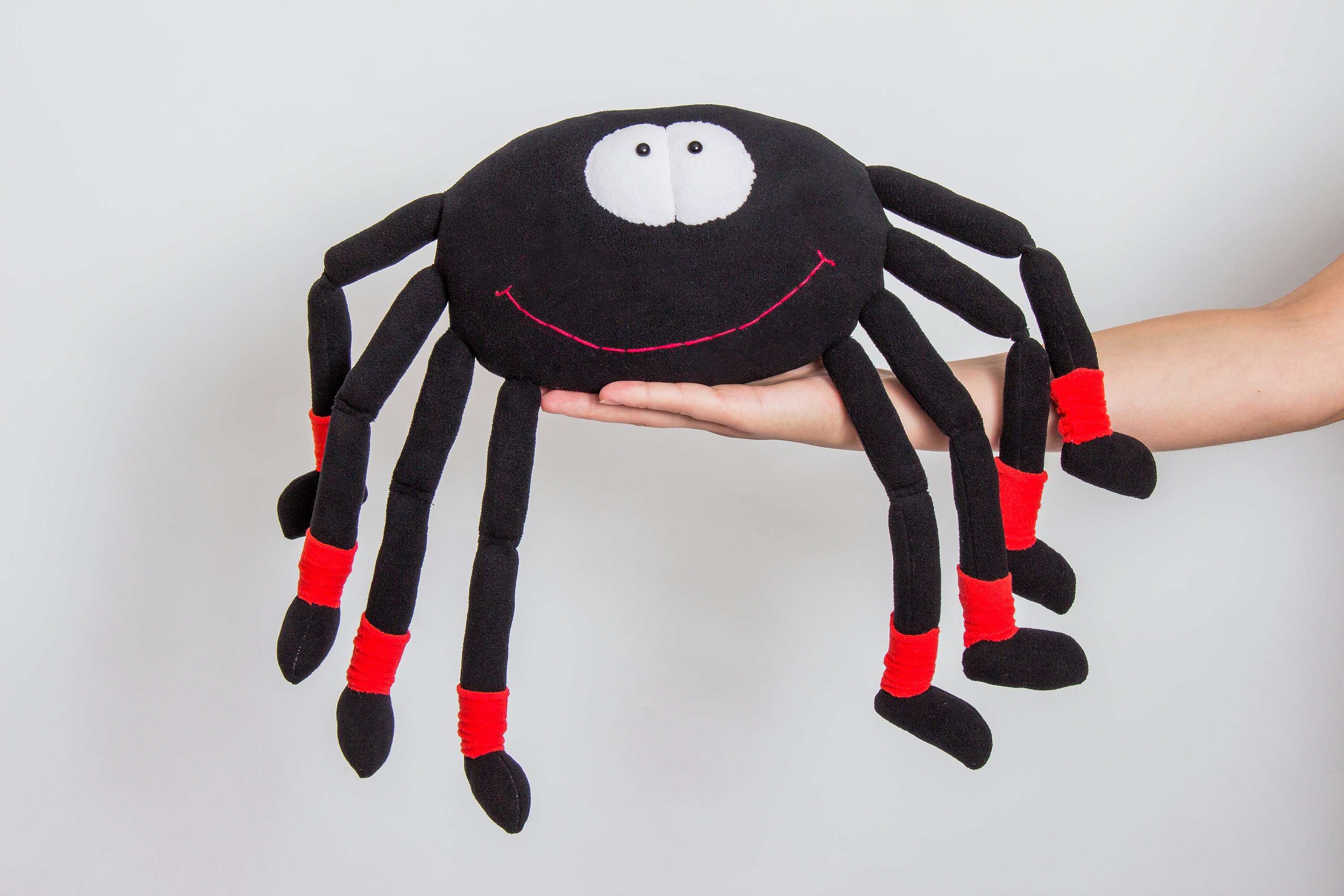 Toy Animal Spider for Halloween Black Spider Toy for Holiday - Etsy ...