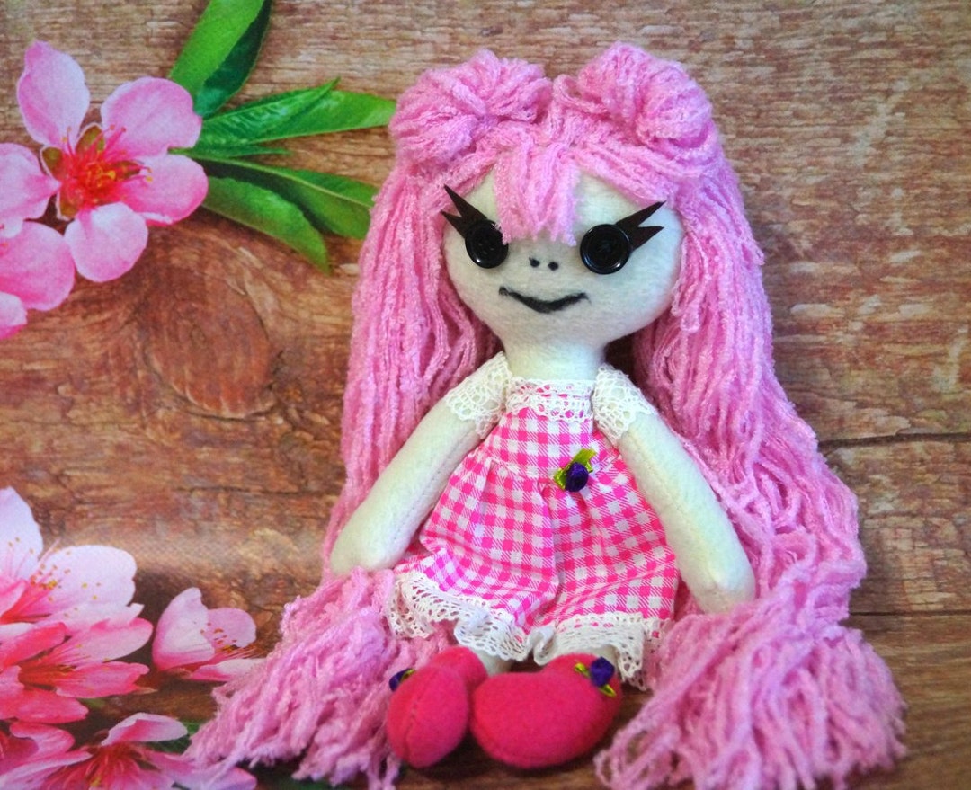 Toy Doll Pink Doll Doll for Girl Cute Toy Doll Clothes Doll - Etsy