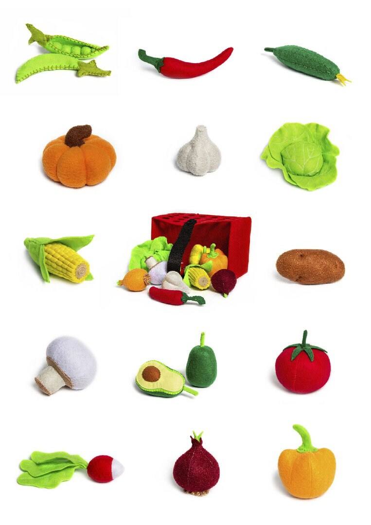 Vegetable Vegetable Gift Toy Decoration Toy Peas Present for Mom Dining ...