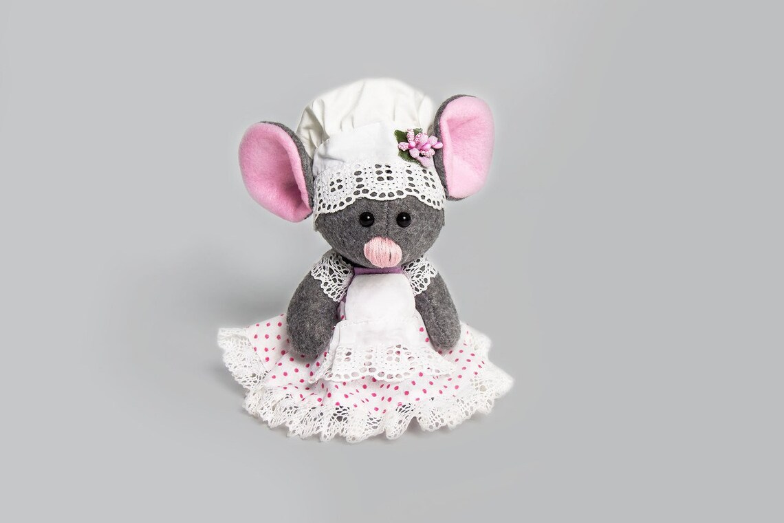 Toy Gift Baby Mouse Cute Mouse Toy Mouse Gray Mouse Stuffed Animal Toy ...