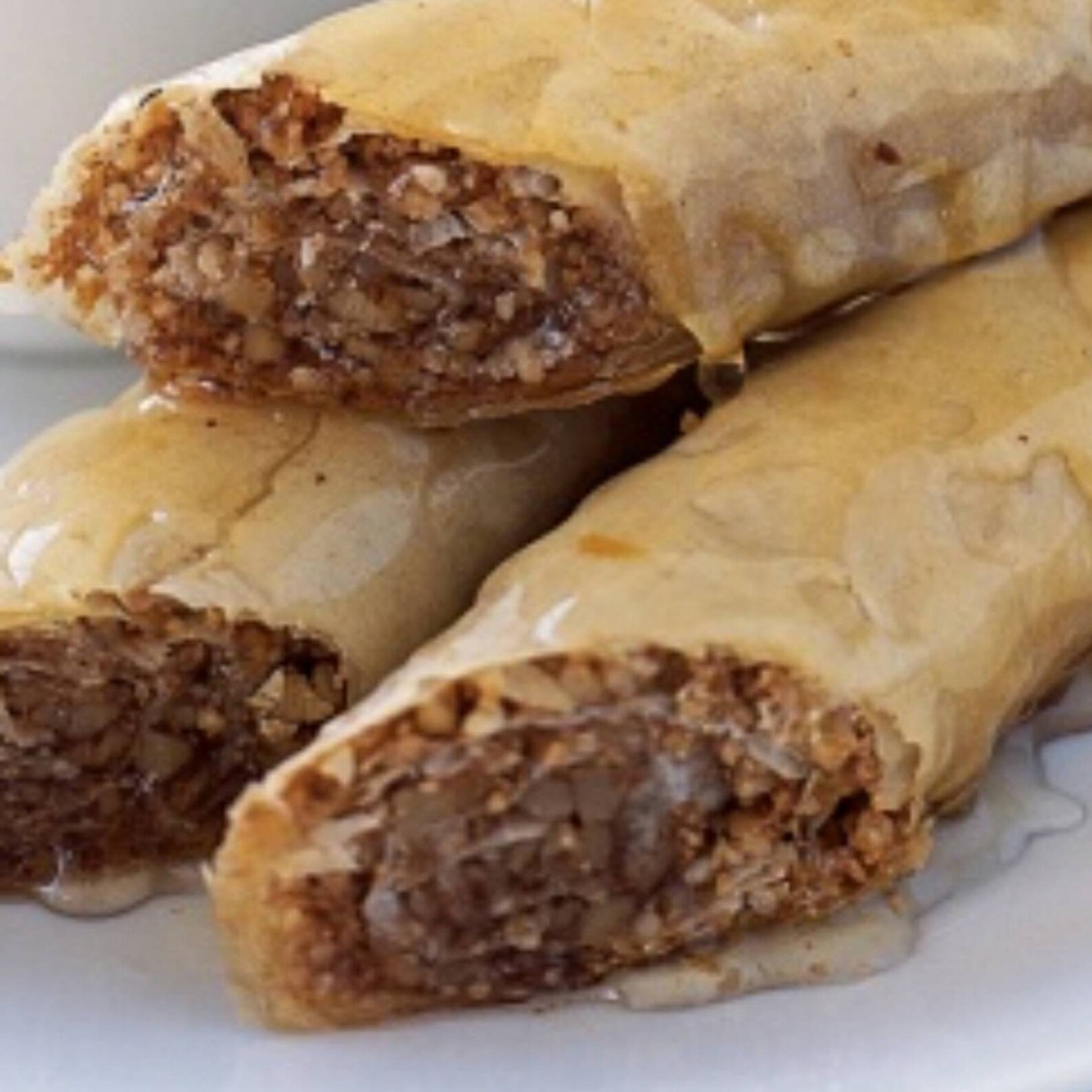 Baklava Rolled Walnut Syrian Family Recipe | Etsy