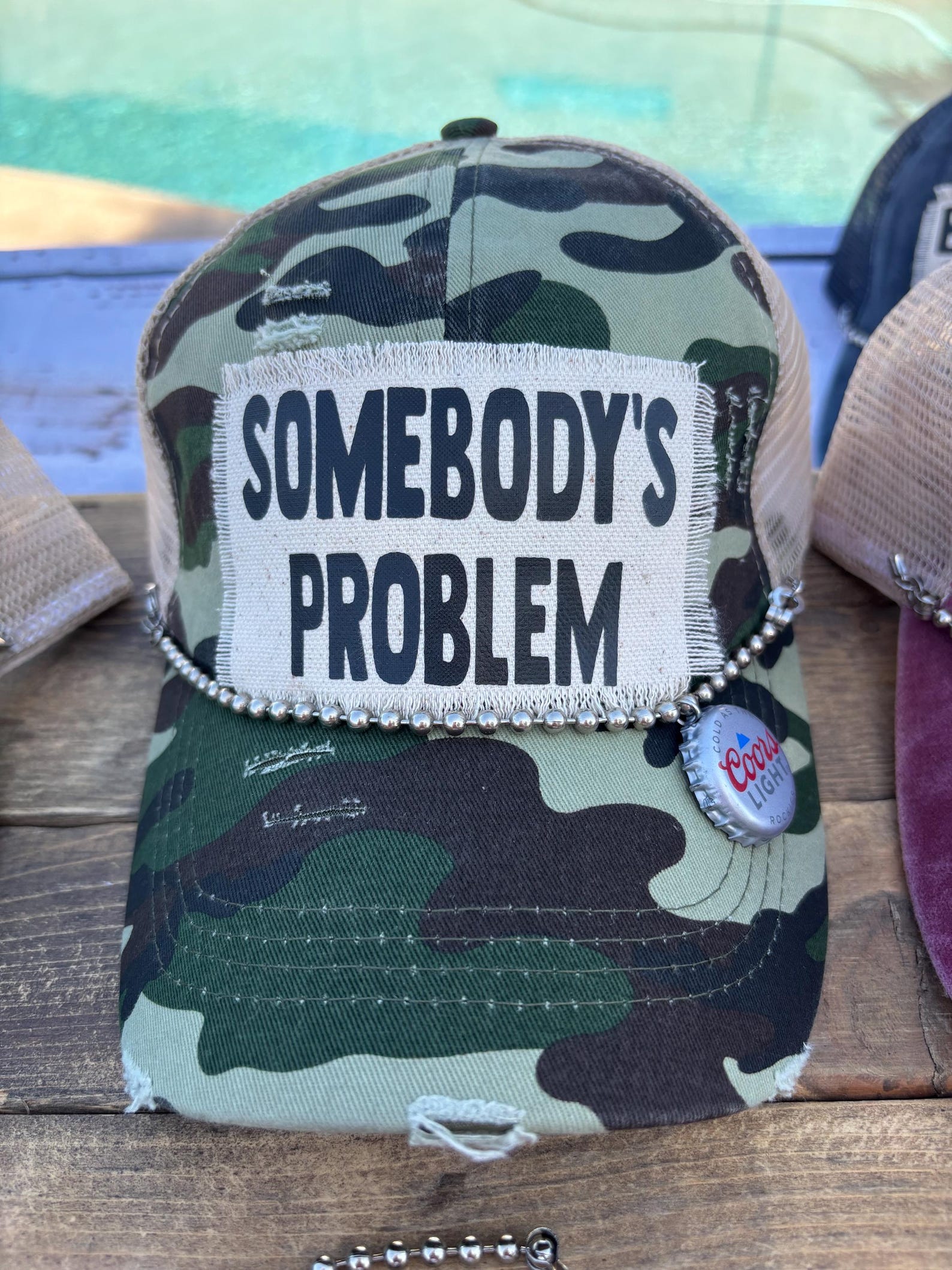 Hat Chain, Sam Adam’s Hat Chain, Trucker Hat Accessory, Baseball Cap ...