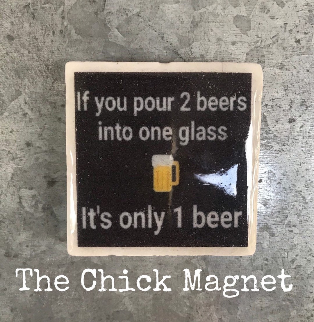 Beer Kitchen Magnet, Fridge Magnet, Cold Beer Magnet, Locker Magnet ...