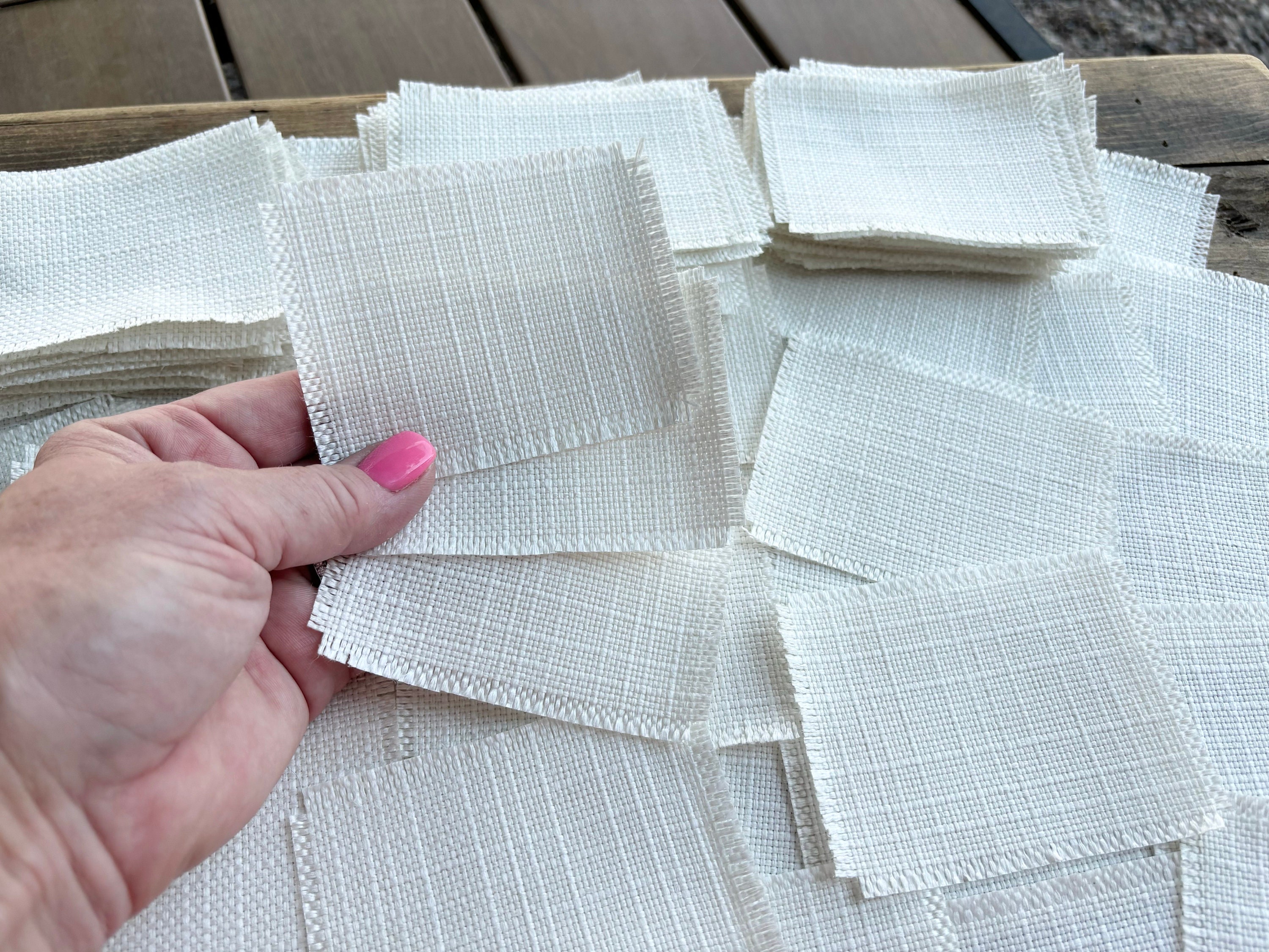 Blank Polyester Sublimation Hat Patch: DIY Raggy Tattered Patch ...