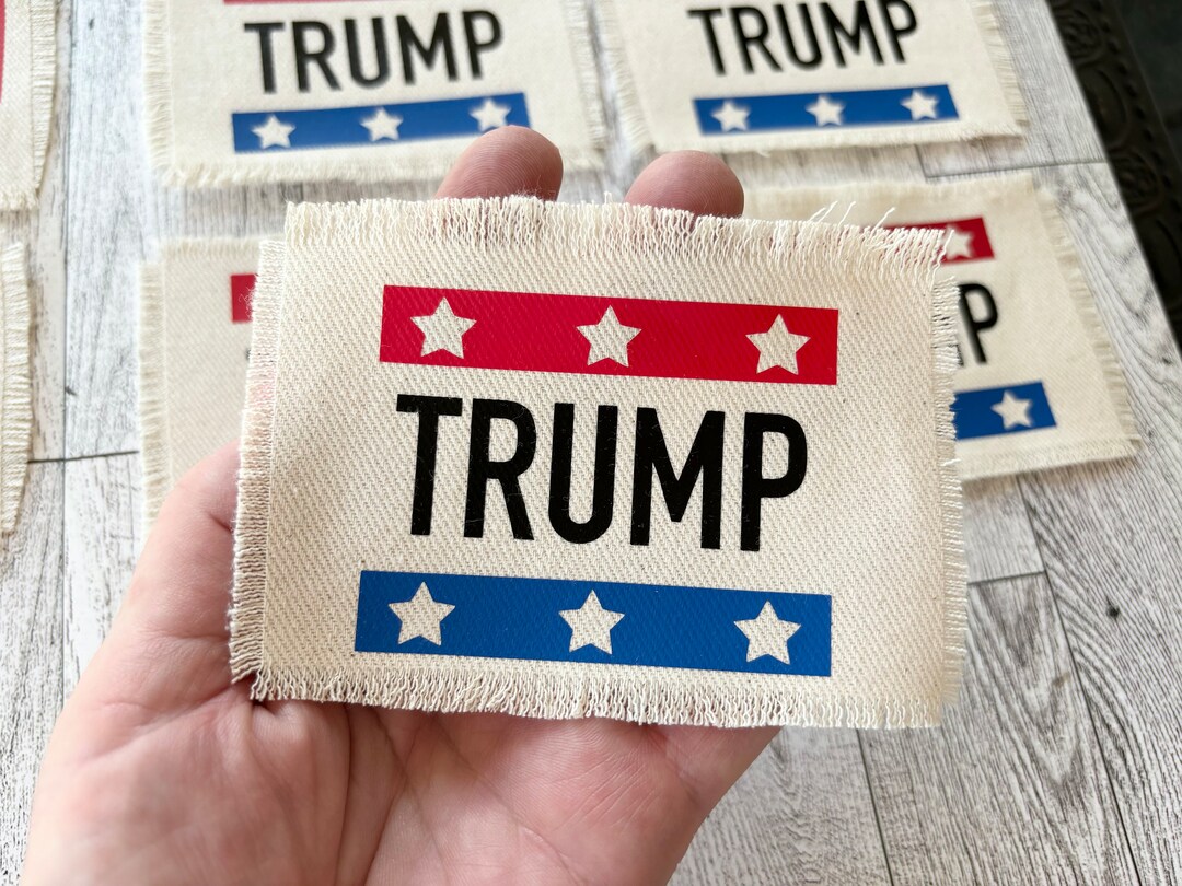 Tattered Trump 2024 Hat Patch: Frayed Baseball Cap Applique Patch - Etsy