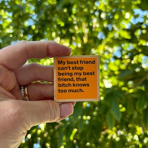 Best Friends Kitchen Magnet, Inspirational, Girlfriend Magnet, Girl ...