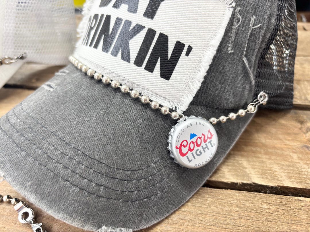 Coors Light Hat Chain, Trucker Hat Accessory, Beer, Baseball Cap ...