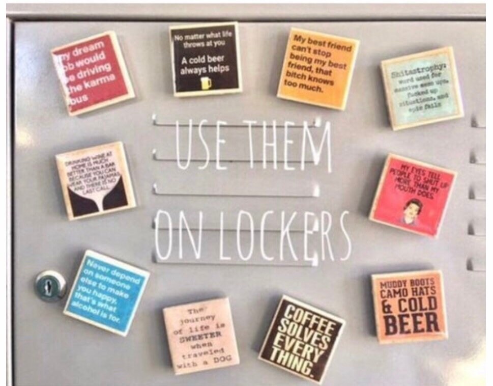 Sarcastic Magnet Locker Magnet College Magnet Funny Fridge | Etsy