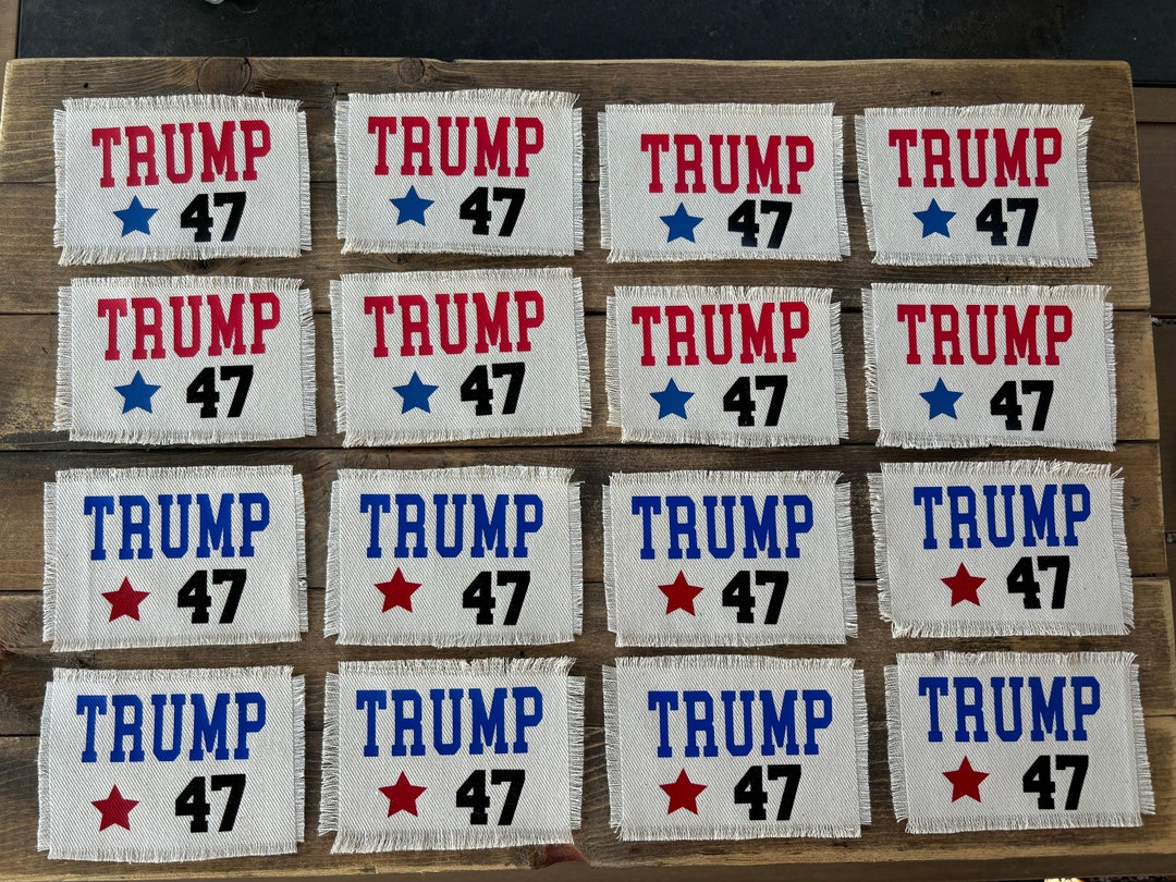 Hat Patch, Raggy Patch, Tattered, Frayed Patch, Baseball Trucker Tattered/worn, Trump 47 ...