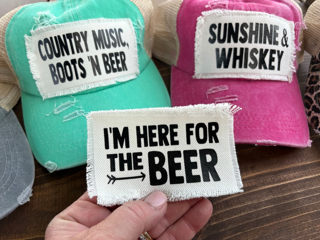 Hat Patch, Raggy Patch, Tattered, Frayed Patch, Baseball Trucker ...