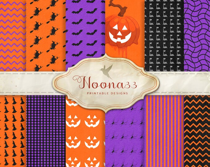 Printable Digital Collage Sheet 8.5x11 Inch Digital Paper Pack Brown ...