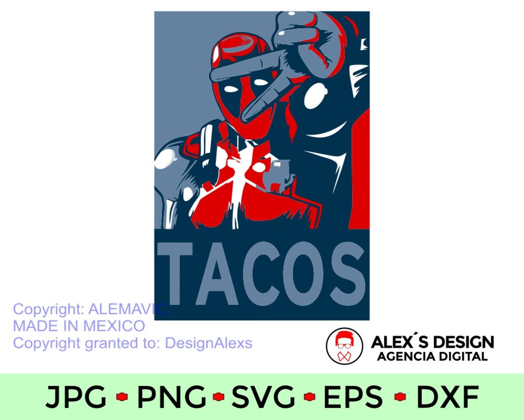 TACOS Deadpool Unicorn SVG Collection Svg Dxf Eps Png Jpeg Svg Files ...