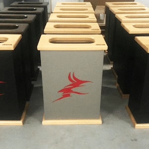 Custom Trash Can Set of 10 - Etsy