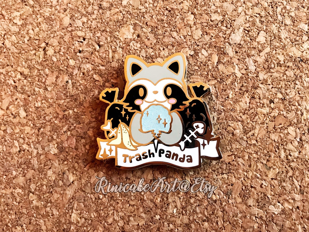 Trash Panda Enamel Pin - Etsy