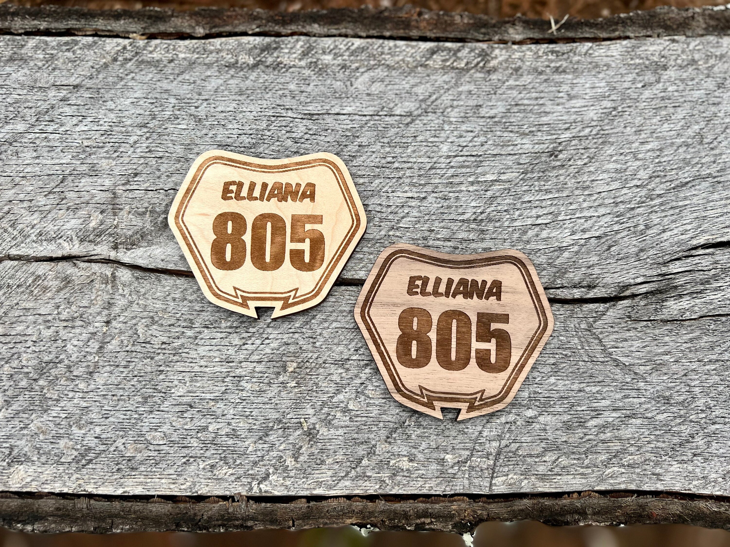 Wood Number Plate Magnet Custom Refrigerator Magnet - Etsy