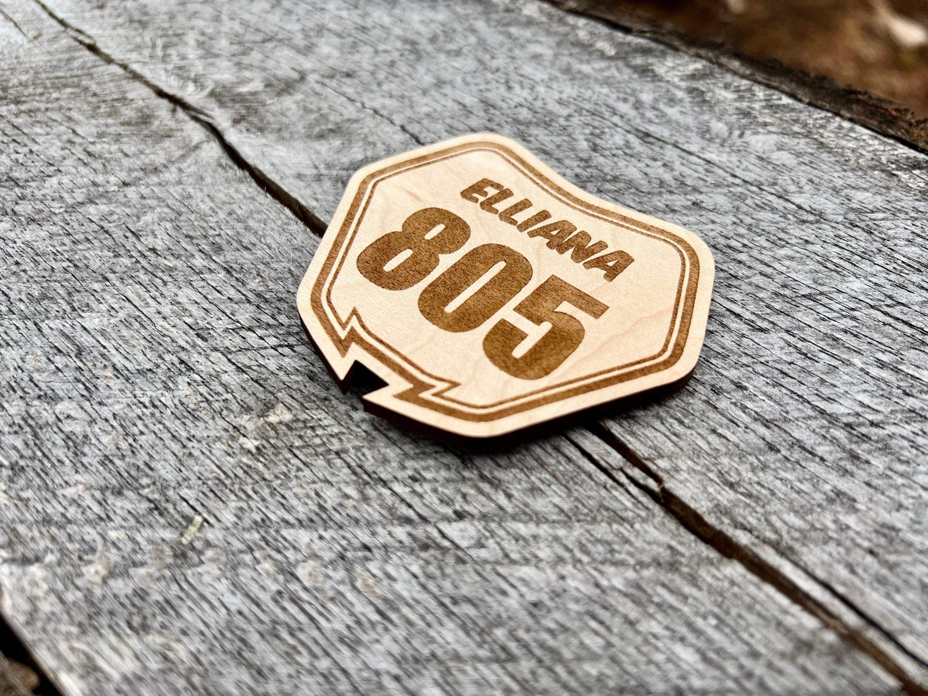 Wood Number Plate Magnet Custom Refrigerator Magnet - Etsy