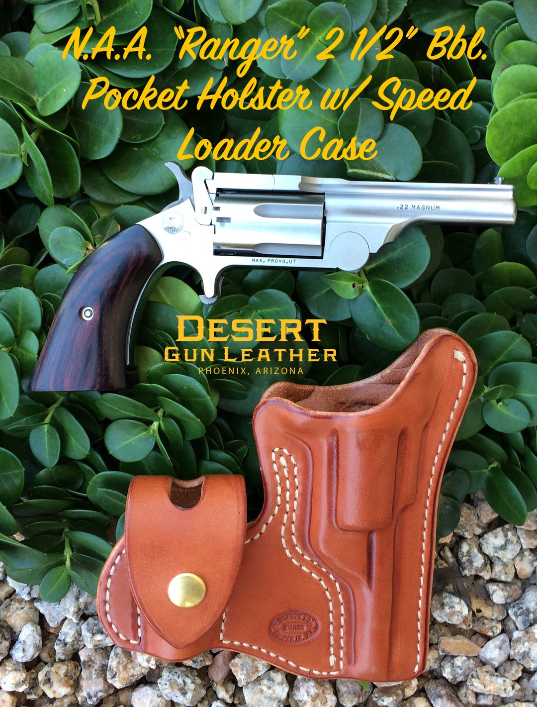 N.A.A. "ranger Ii" 2.5" Pocket Holster WITH Speed Loader, Snap Pouch - Etsy