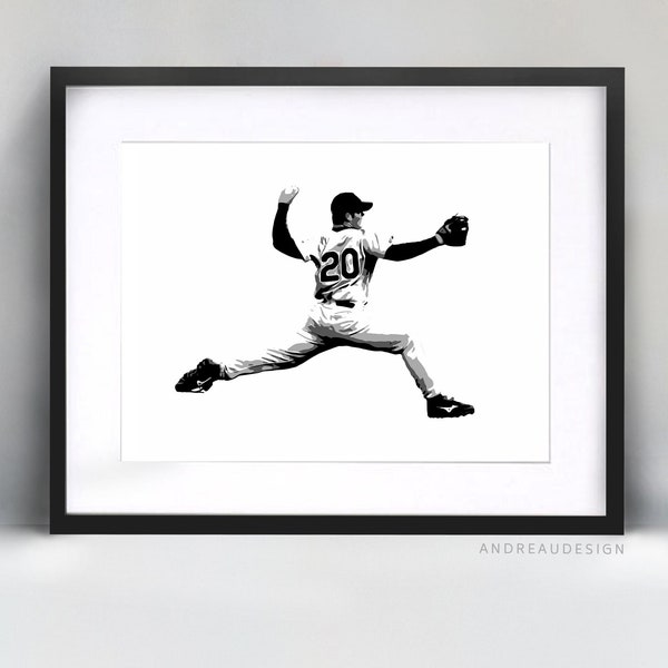 Mlb Pitcher Poster - Etsy