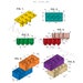 Set of 3 Color Building Toy Prints, Matching Printable Art, Teen Room ...