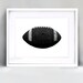 Football Home Decor Black and White American Football - Etsy