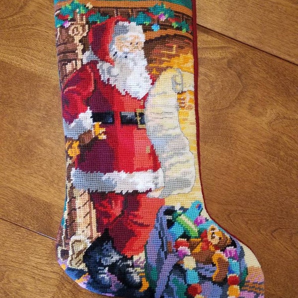 Needlepoint Christmas Stocking Kits - Etsy