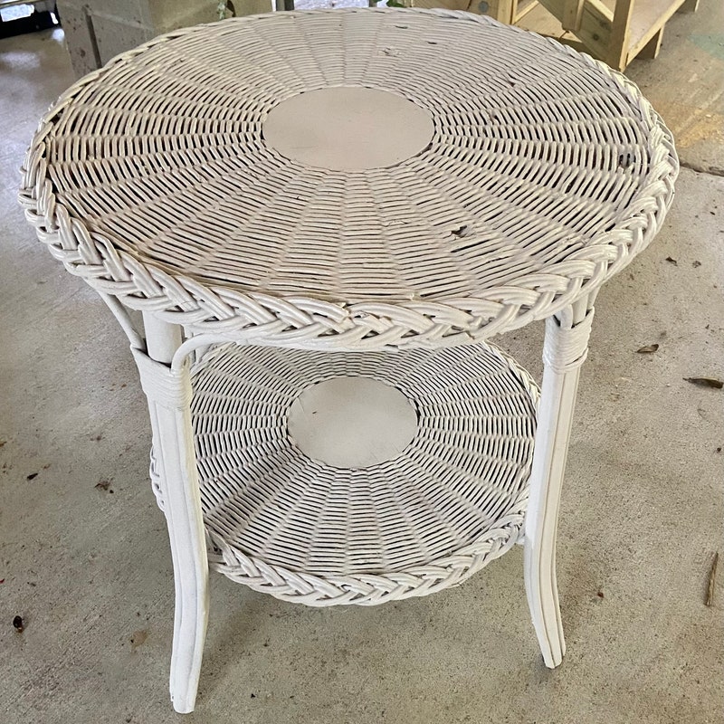 Wicker Table - Etsy