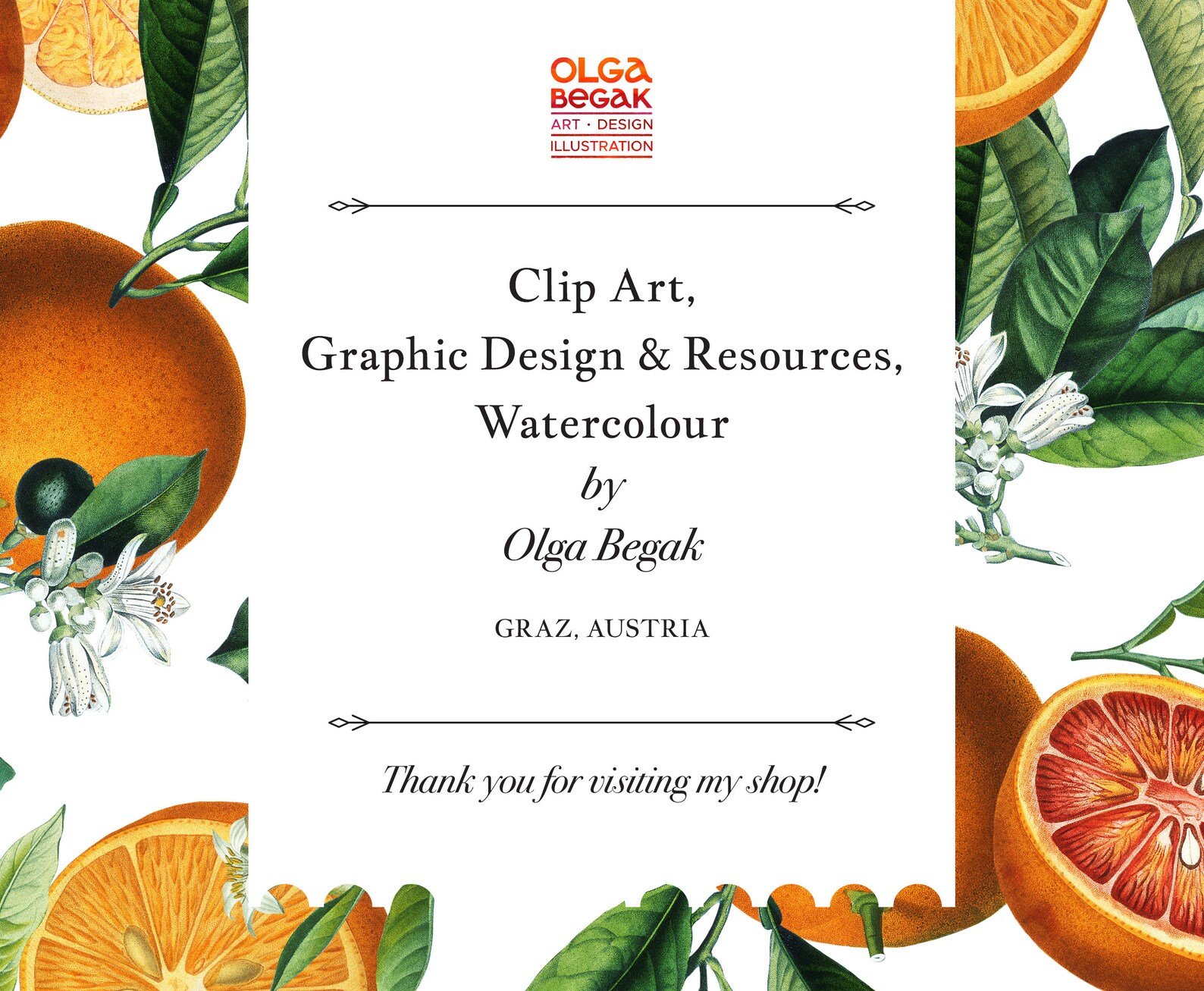 Watercolor Clipart Bundle Hand Painted Fruits Berries and - Etsy