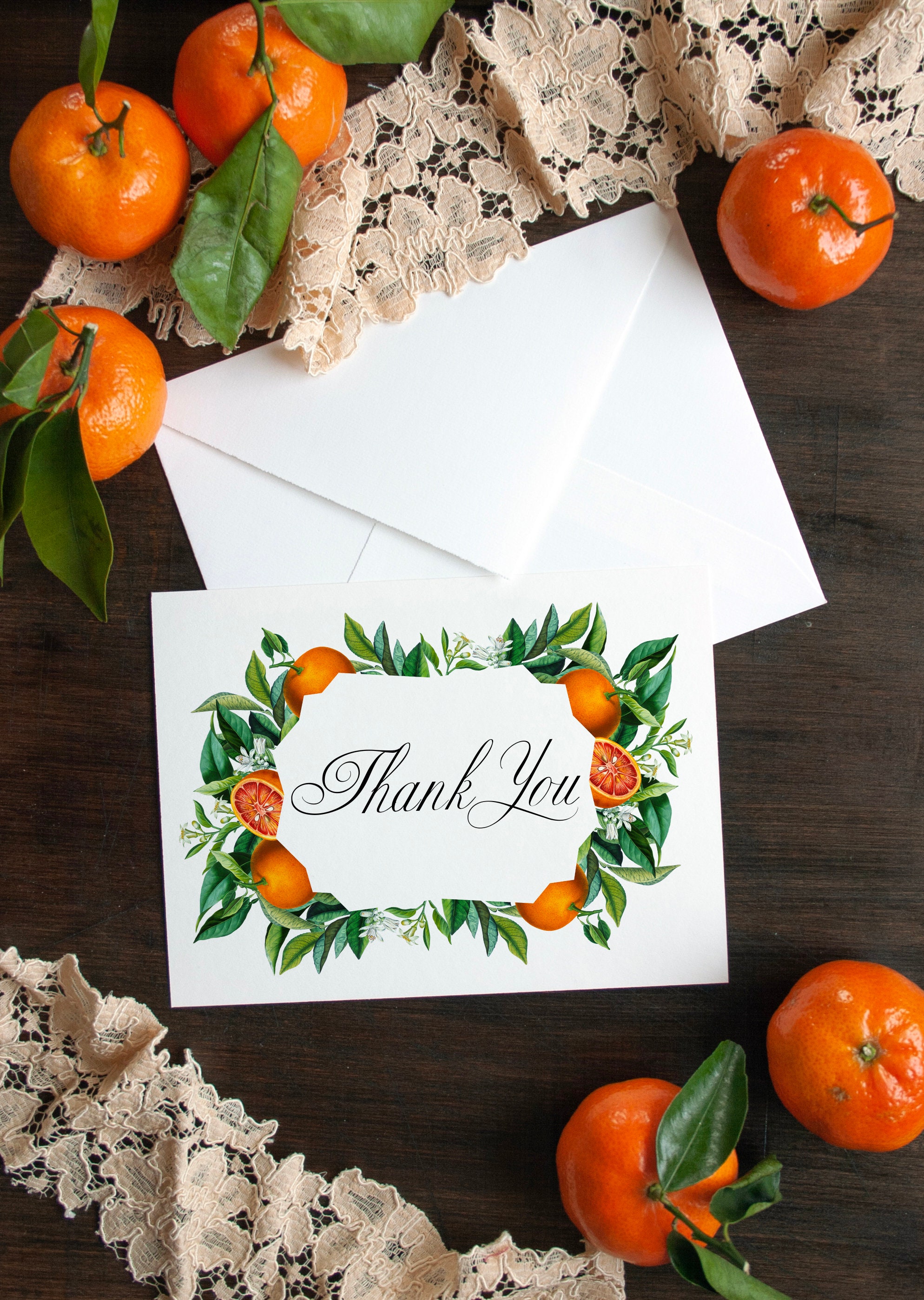 Antique Orange Citrus Floral Frames Clipart Orange Fruit - Etsy