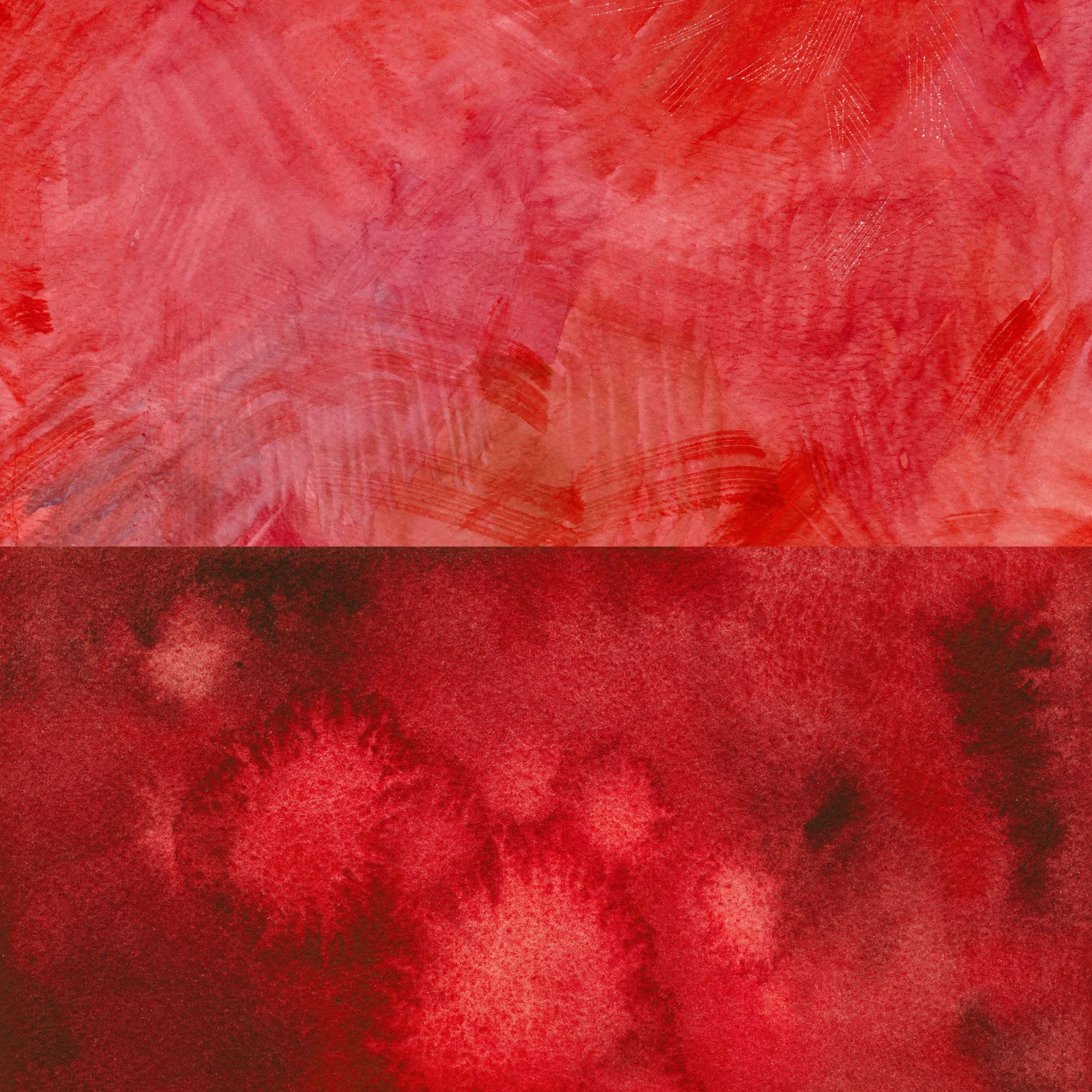 Red Watercolor Paper Textures: Abstract Digital Backgrounds (digital ...