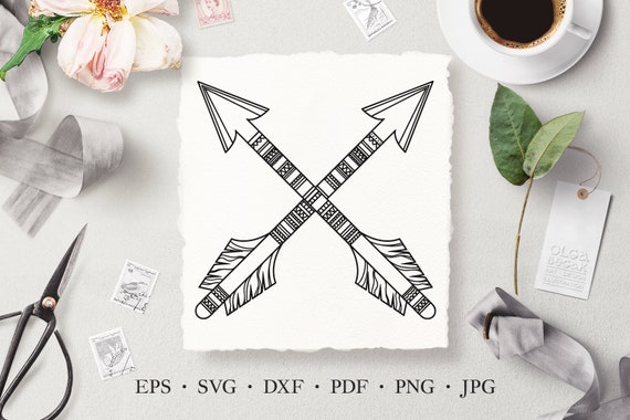 Arrow SVG Arrows Digital Line Art Illustration Free | Etsy