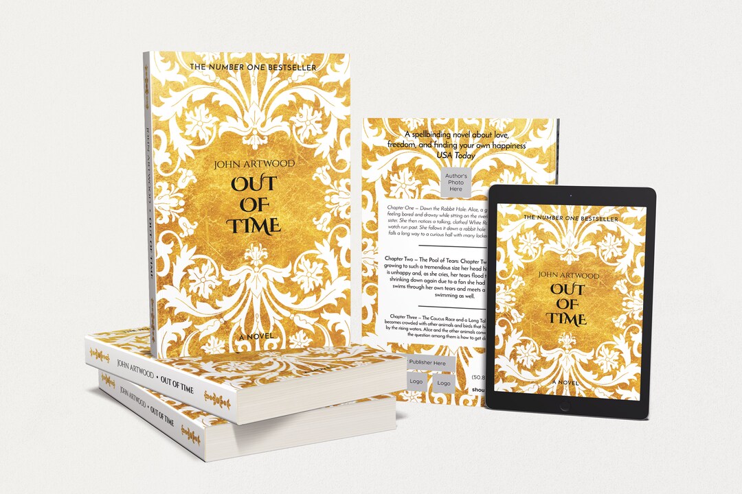 Editable Book Cover Template — Printable & Kdp-ready Design 05 - Etsy
