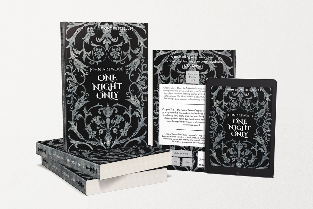 Premade Book Cover Design 04, Customizable Paperback or Ebook Cover ...