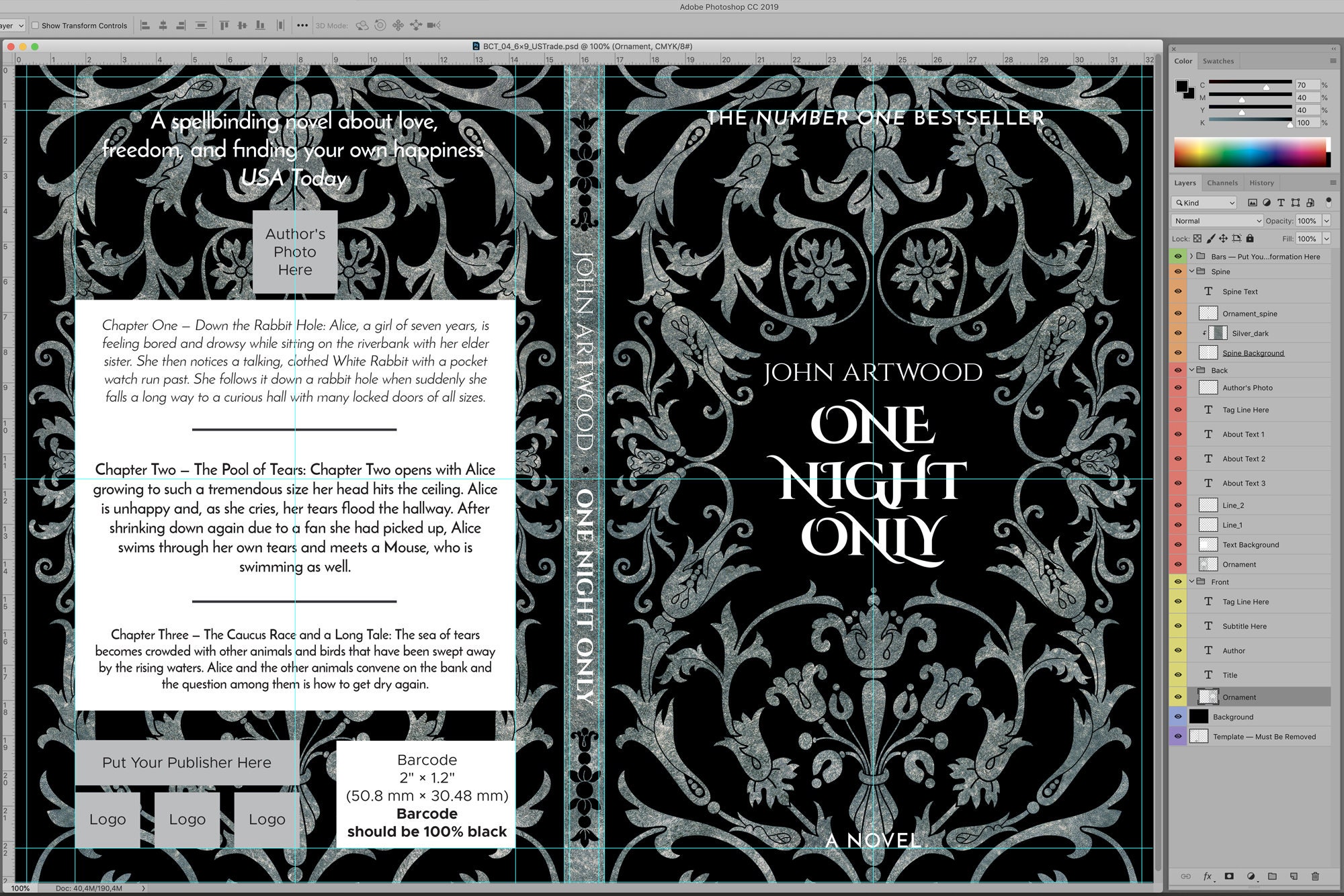 Premade Book Cover Design 04 Customizable Paperback or Ebook - Etsy